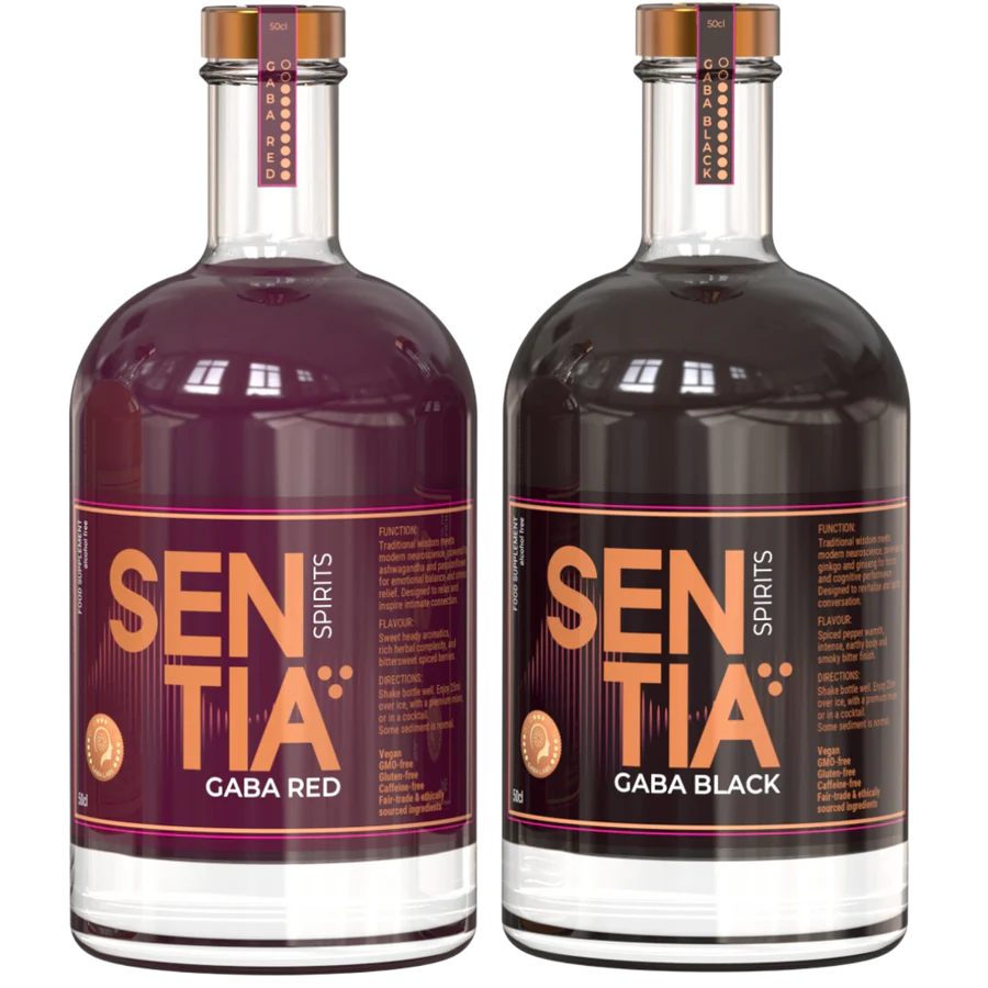 Gaba Red 500ml & Gaba Black 500ml - Sentia Spirits – Sentia Spirits US